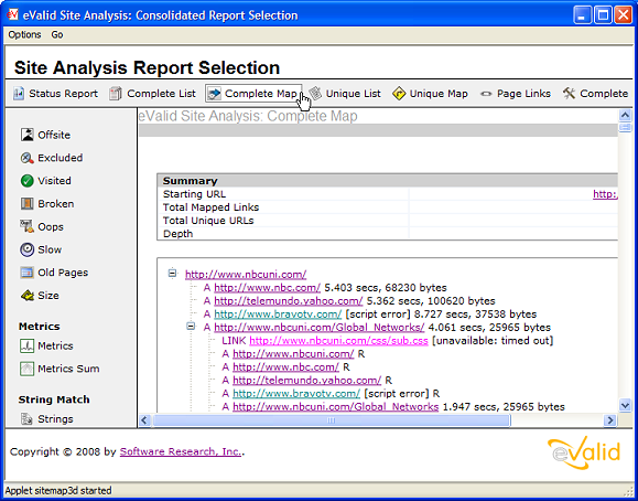 eValid -- Documentation V9