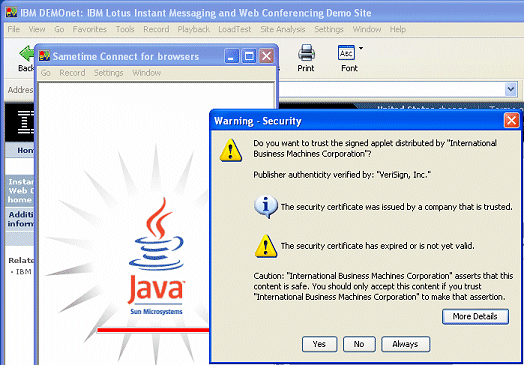 eValid -- (IBM) Lotus SameTime 7 Chat Record/Play Support eValid -- (IBM) Lotus SameTime 7 Chat Record/Play Support