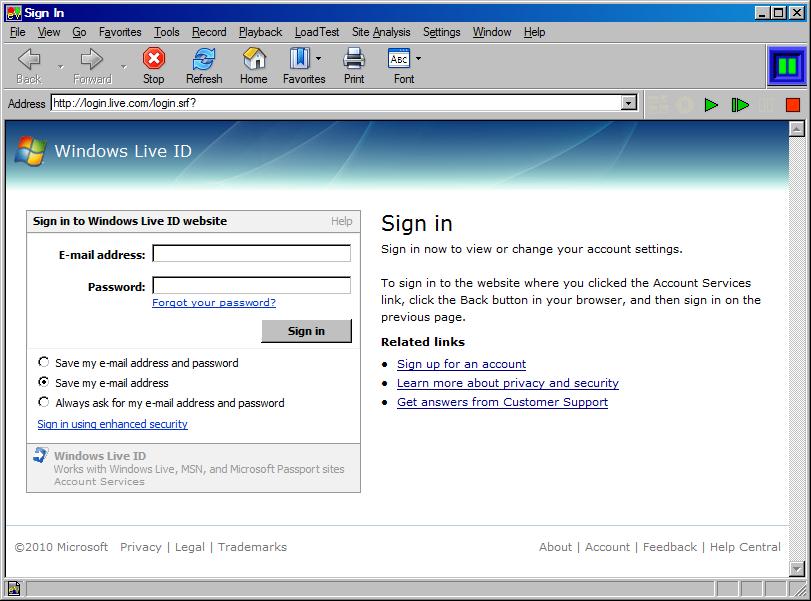 eValid -- Microsoft SkyDrive EXCEL "Input Data" Example #7